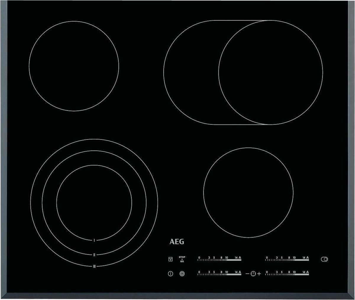 AEG HK654070FB - Keramische kookplaat - Inbouw | bol.com