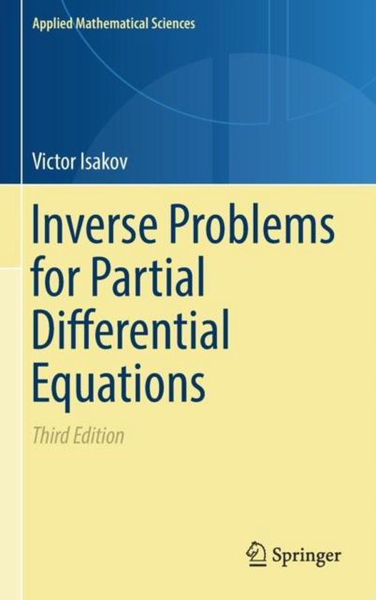 Inverse Problems for Partial Differential Equations | 9783319516578 | Victor Isakov |... | bol