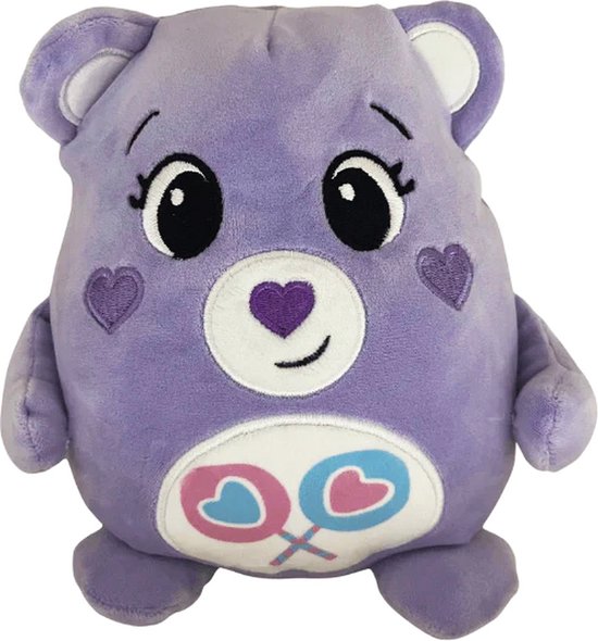 Care Bears Magic Squashy Podgies 19cm Purple Knuffel | bol.com