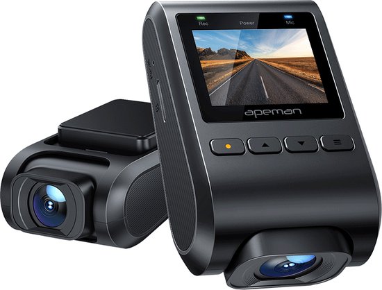 Apeman C370 Dashcam 1080P HD Wifi Auto Video Recorder met Continue ...