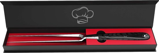 Professionele vleesvork van roestvrij staal, 31,5 cm, vleesvork met ...