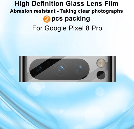 Imak Google Pixel 8 Pro Camera Lens Protector Tempered Glass (2-Pack) | bol