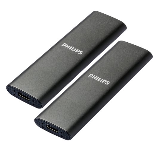 Philips Portable Externe SSD 2TB - Ultra Speed USB-C - USB A 3.2 - Read ...