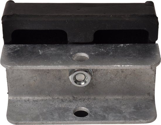 Stootkussen op houder - 120x100x35 mm - zwart | bol.com