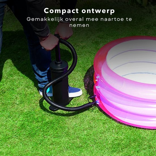 Cheqo® Handpomp - Dubbele Pomp - Luchtpomp - 2 Liter - Handmatig ...