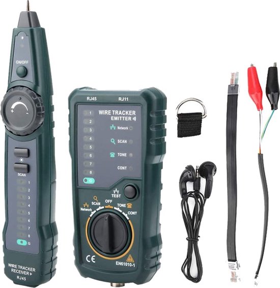 Elysium Netwerkkabel tester - UTP tester - Kabel tester - Netwerk ...