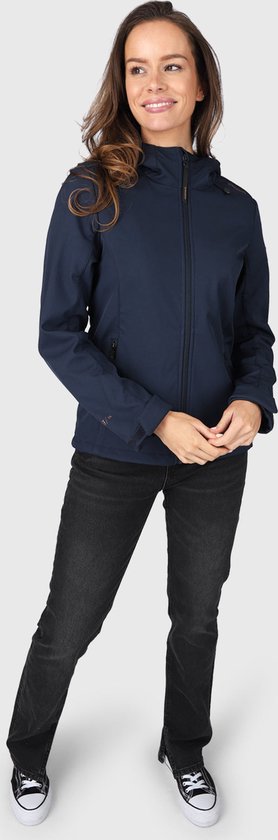 Brunotti Joos-N Dames Softshell Jas | Blauw ["Blue"] | bol