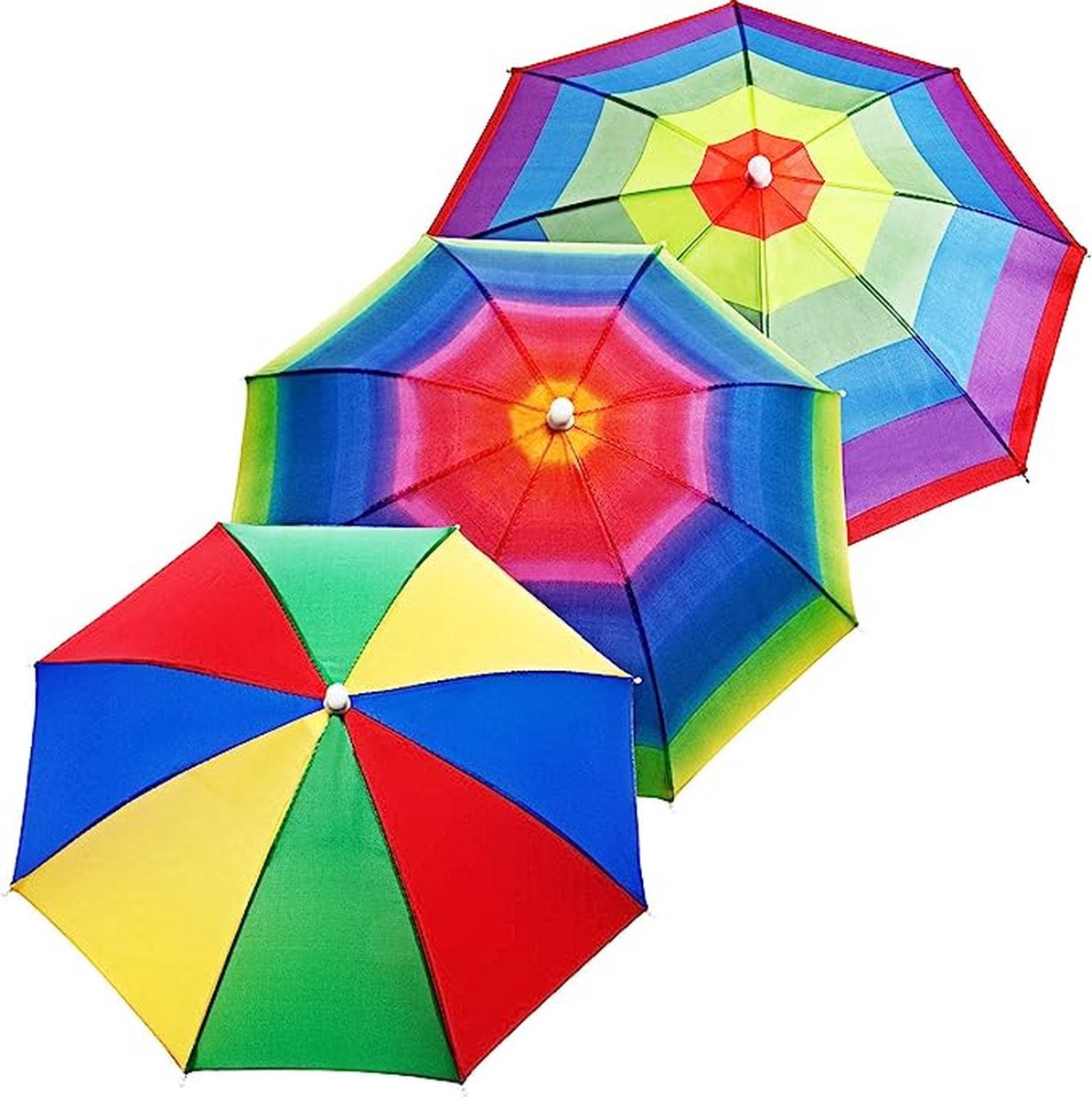 SkyCap™ Hoofdparaplu - Set van 3 - Hoofd Paraplu - Hoofdparasol ...