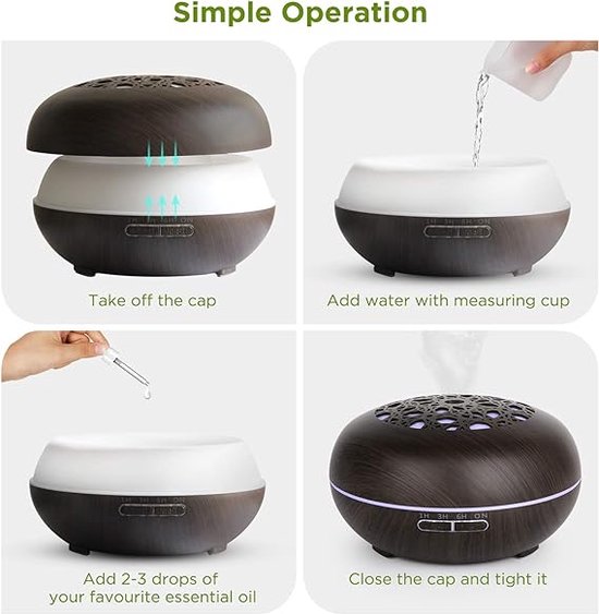 Aroma Diffuser - air purifier for large rooms | Relax accessories – Aroma diffuser -... | bol