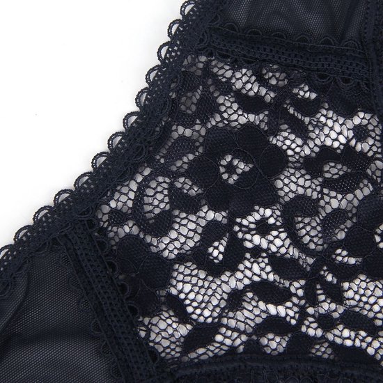 Kanten String - Blauw | bol.com