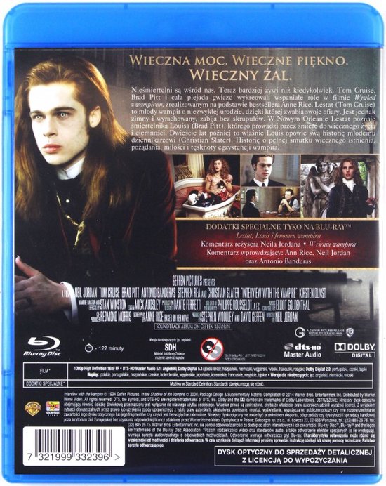 Interview with the Vampire: The Vampire Chronicles [Blu-Ray] (Blu-ray ...