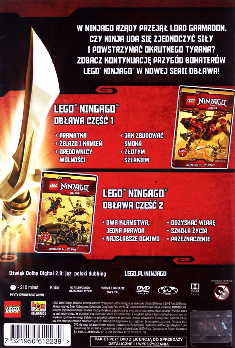 Lego Ninjago [2DVD] (Dvd), Alex Medtlek | Dvd's | bol