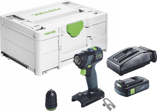 Festool TXS 18-Basic accuboormachine 18 V 40 Nm borstelloos + 1x accu 3 ...