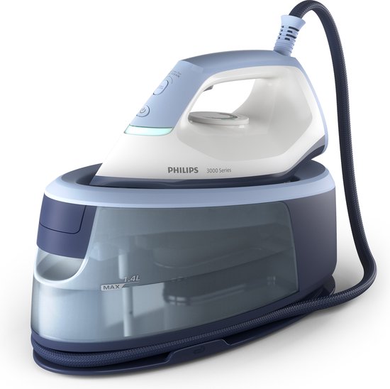 Philips 3000 Series PSG3000/20 - Stoomgenerator - 1.4L Watertank - Blauw / Wit | bol