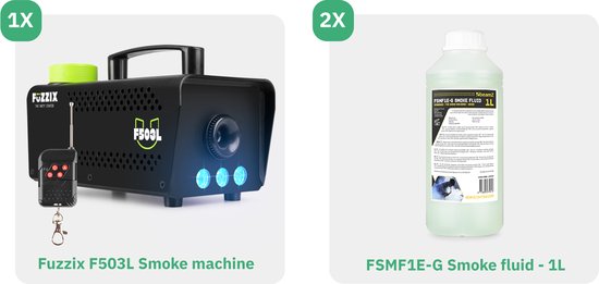 Party Rookmachine - 500 Watt - Fuzzix F503L - Rook machine met ...