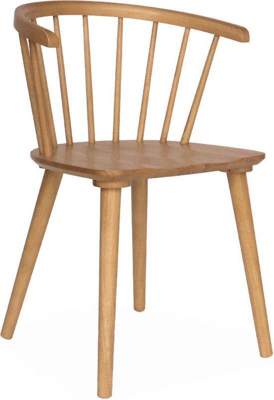 sweeek - Stoel van hout en multiplex, paula, set van 2 | bol