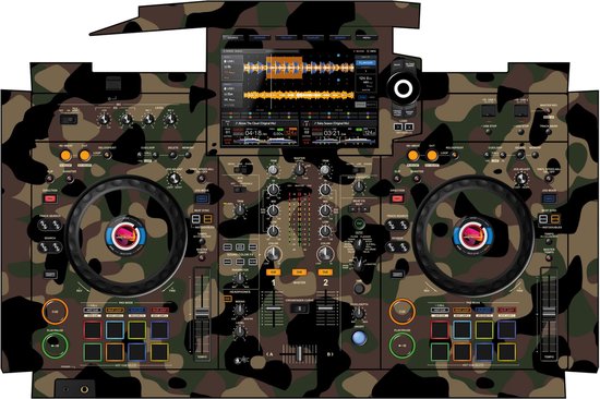 dj-skins Pioneer DJ - XDJ-RX3 Skin - Camo Woodland - DJ-skin | bol