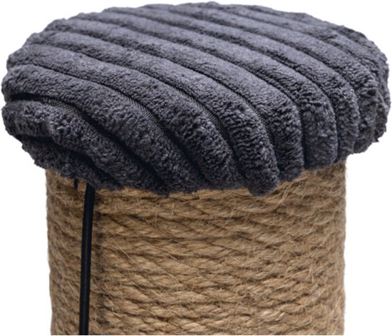 Designed by Lotte Krabpaal Ribbed - Incl speeltje - Ribbed stof/jute ...