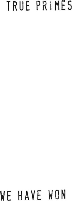 True Primes - We Have Won (CD), True Primes | CD (album) | Muziek | bol