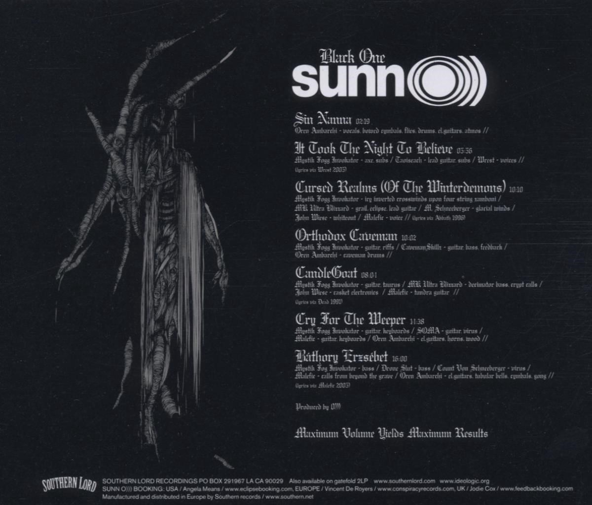 Sunn 0))) - Black One (CD), Sunn 0))) | CD (album) | Muziek | bol.com