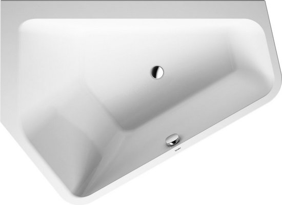 Duravit Paiova 5-hoekbad, hoek links, 2 rughellingen, 1770x1300mm, wit ...