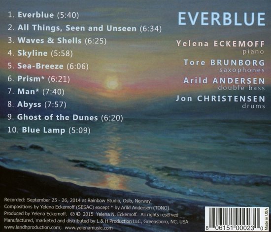 Yelena Eckemoff Quintet - Everblue (CD), Yelena Eckemoff Quintet | CD (album) | Muziek | bol