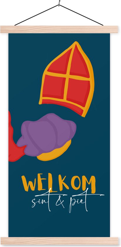 Posterhanger incl. Poster - Schoolplaat - Sint - Sinterklaas - Quotes ...