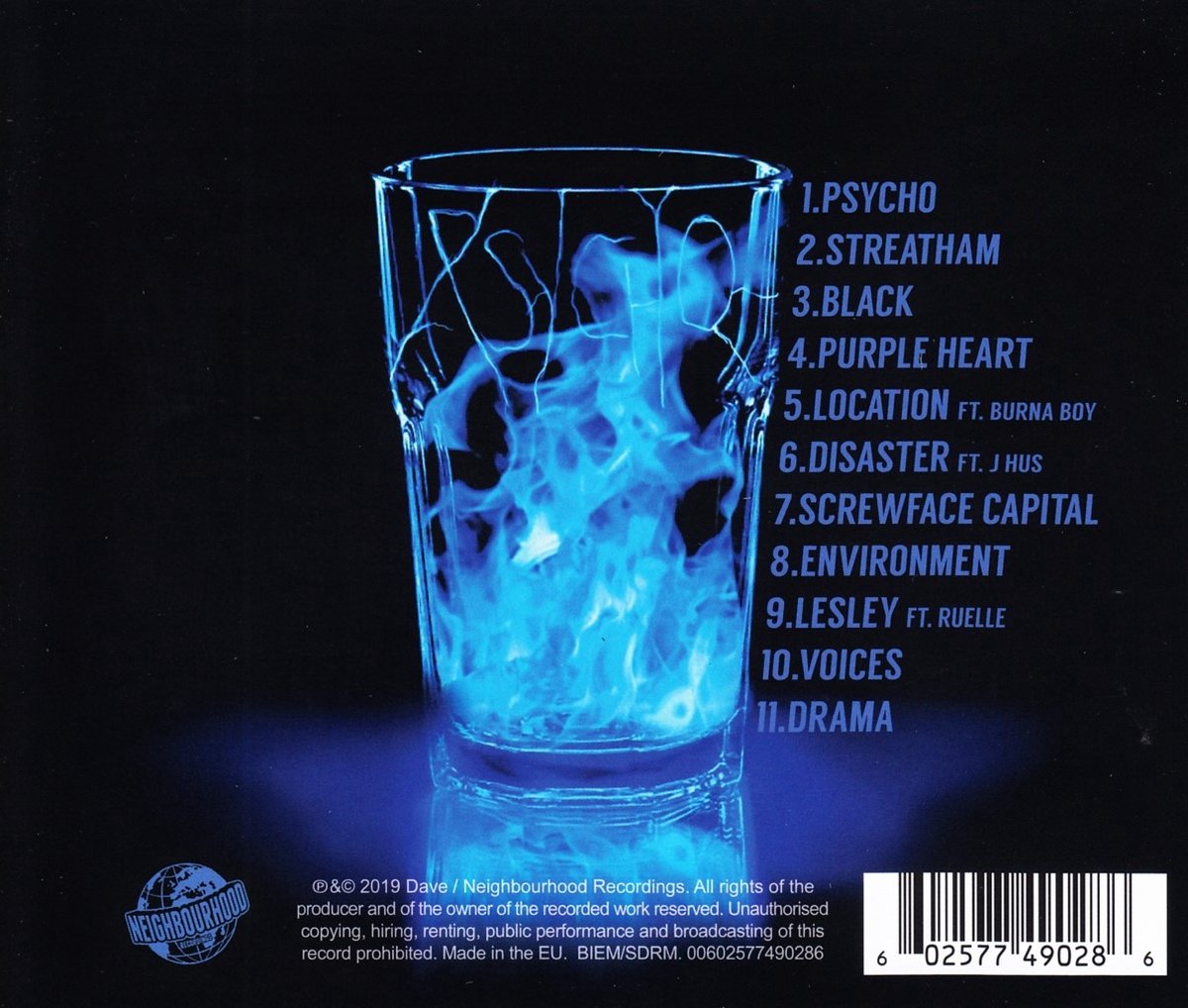 Dave - Psychodrama (CD) (Limited Edition), Dave | CD (album) | Muziek ...