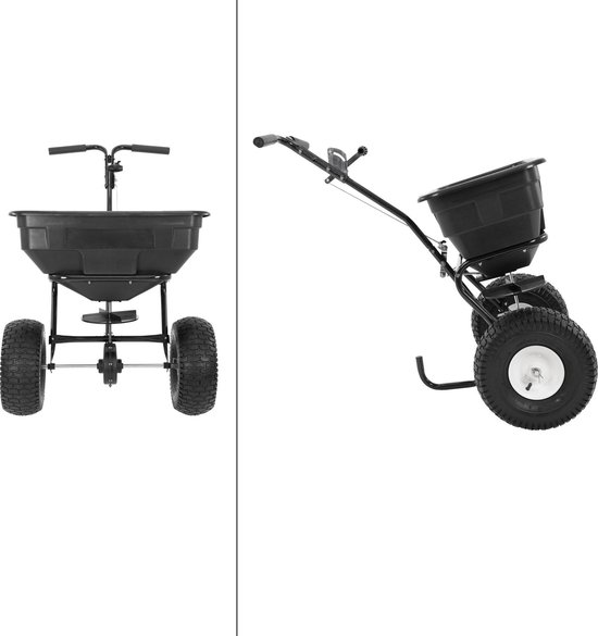 Strooier 60L, gemaakt van kunststof en gepoedercoat stalen frame, incl ...