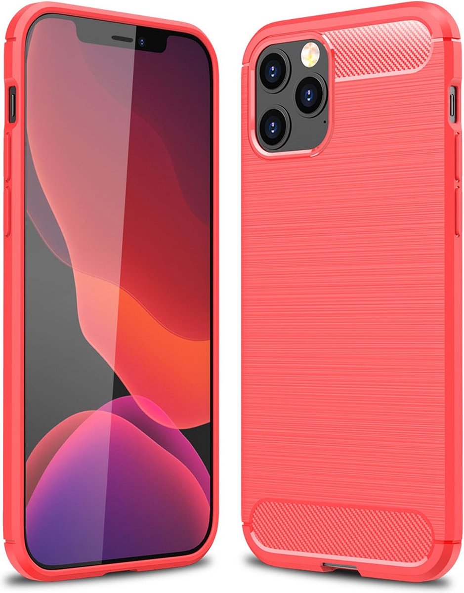 iPhone 13 Pro Carbon Hoesje - Flexibel iPhone 13 Pro Telefoonhoesje TPU ...