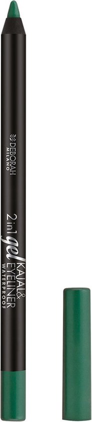 Deborah Milano 2in1 Gel Kajal & Waterproof Eyeliner - 11 Light Green | bol