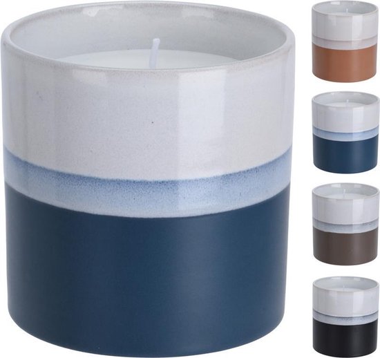 Kaars In Pot 10X10X10Cm multikleuren (1 stuk) assorti | bol