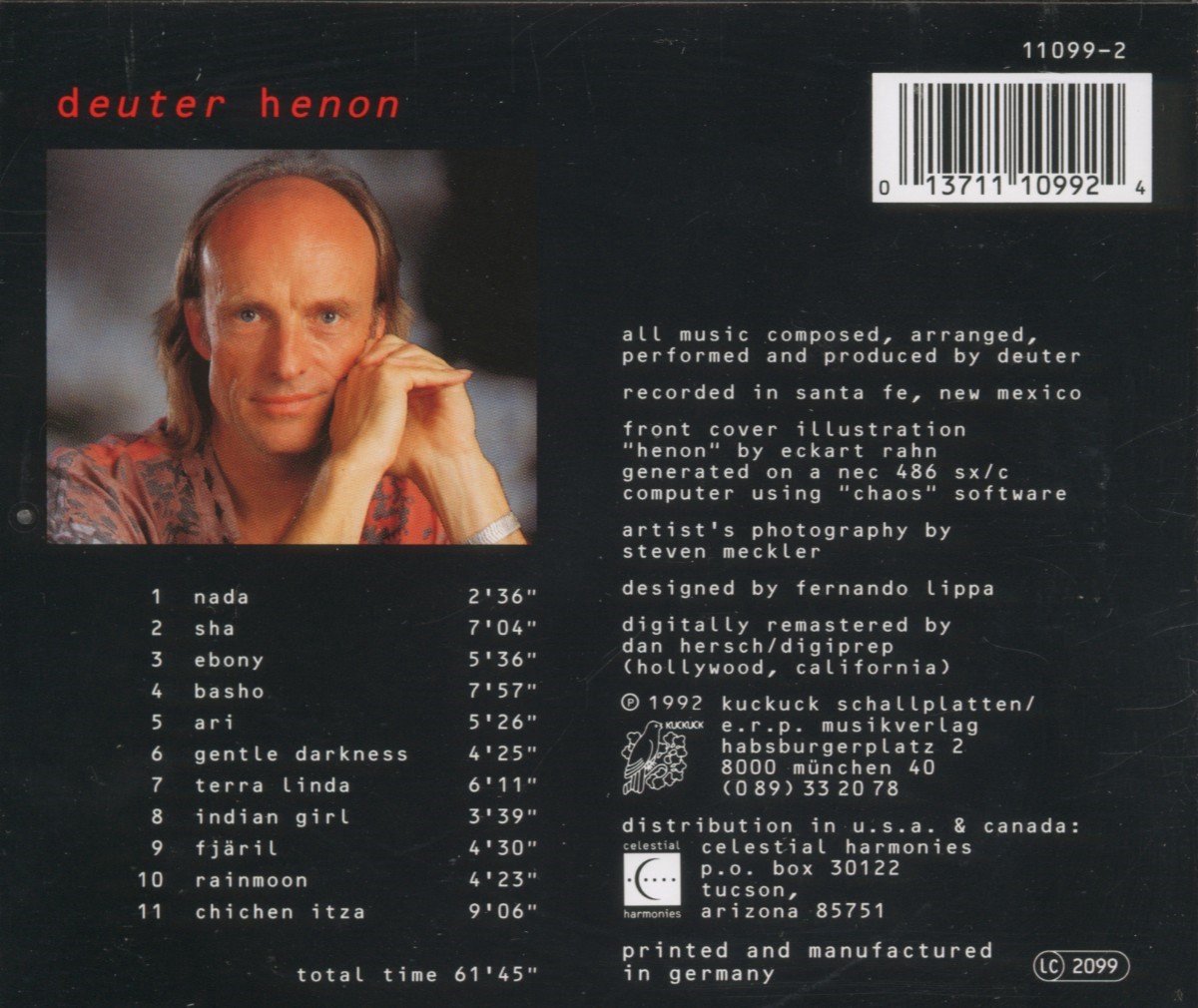 Deuter - Henon (CD), Deuter | CD (album) | Muziek | bol.com
