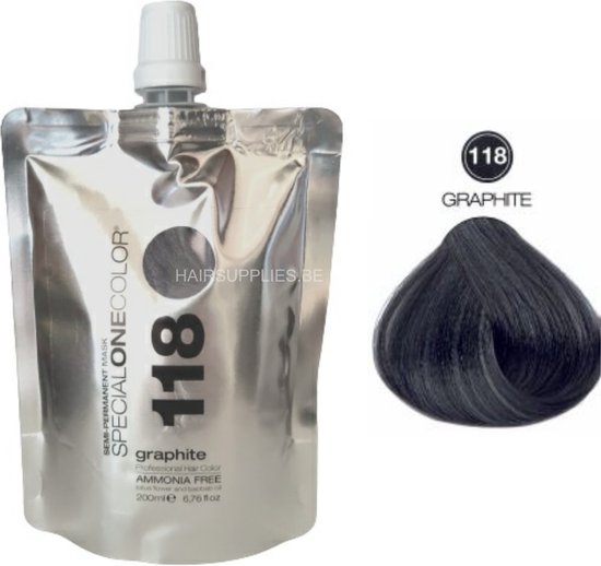 SPECIAL ONE COLOR MASK 200ML 118 GRAPHITE | bol