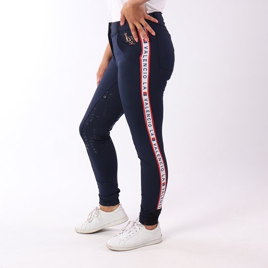 La Valencio Rijbroek Lvodie Full Grip - Dark Blue - 36 | bol