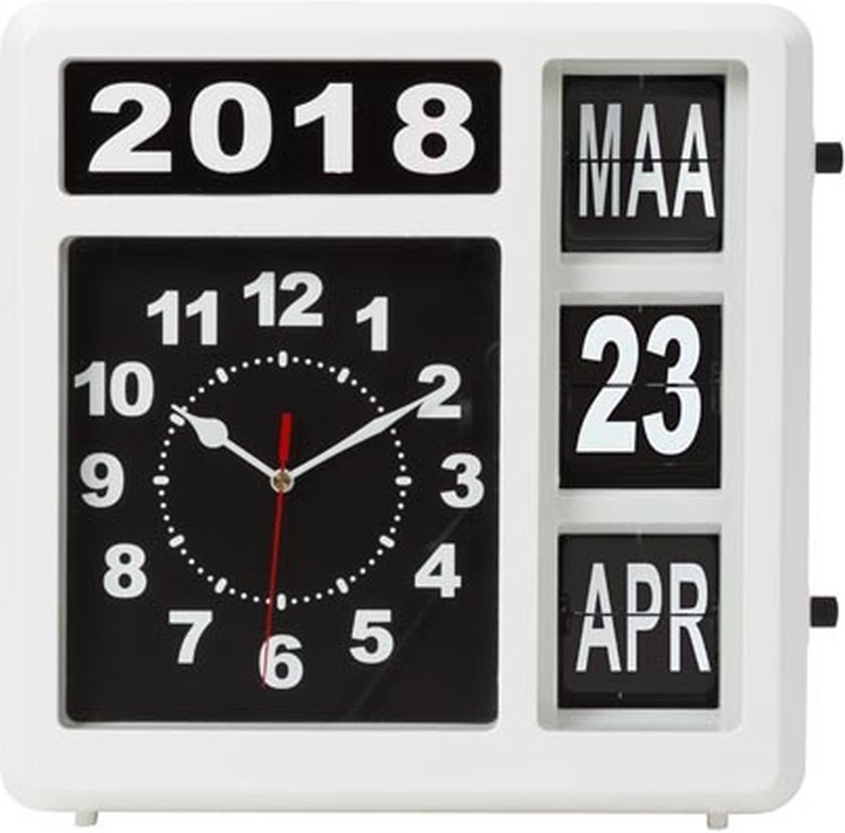 perel-flipover-wandklok-met-kalender-31-x-31-cm-nederlands-bol