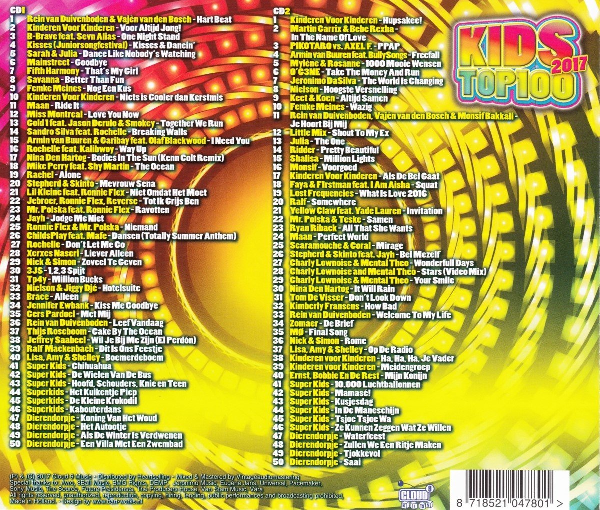 Various Artists - Kids Top 100 - 2017 (CD), various artists | CD (album ...