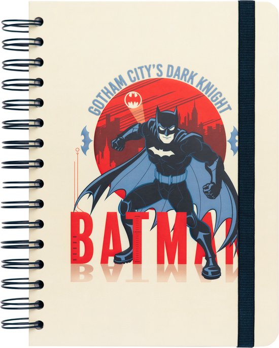 Dc Comics Bullet Journal Batman A5 Classeur à anneaux Beige/Noir | bol.com