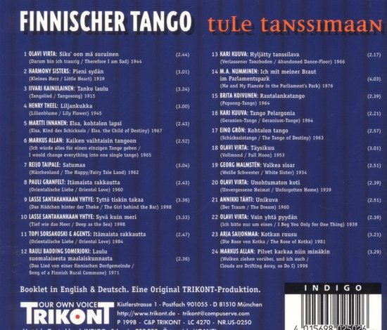 Various Artists - Finnischer Tango (CD), Harmony Sisters | CD (album) | Muziek | bol