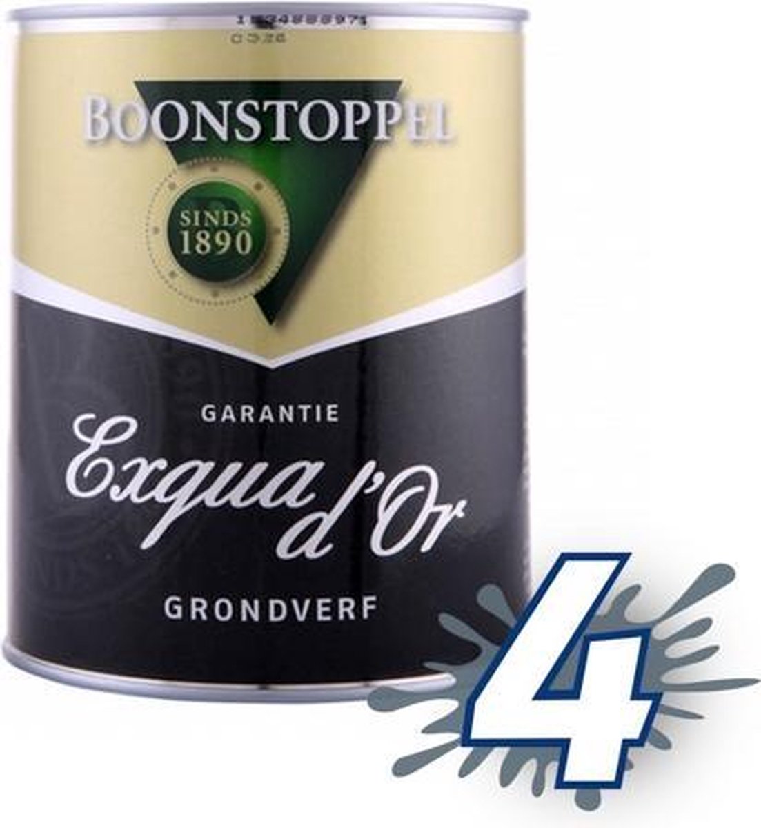 Boonstoppel Garantie Exqua d'Or Grondverf 1 liter Wit | bol.