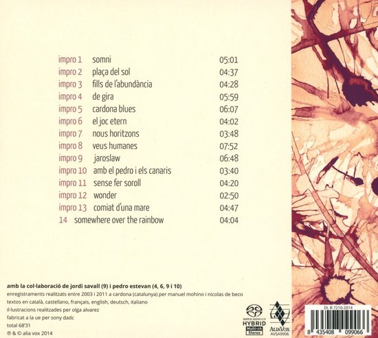 Ferran Savall & Jordi Savall - Impro (CD), Ferran Savall & Jordi Savall ...