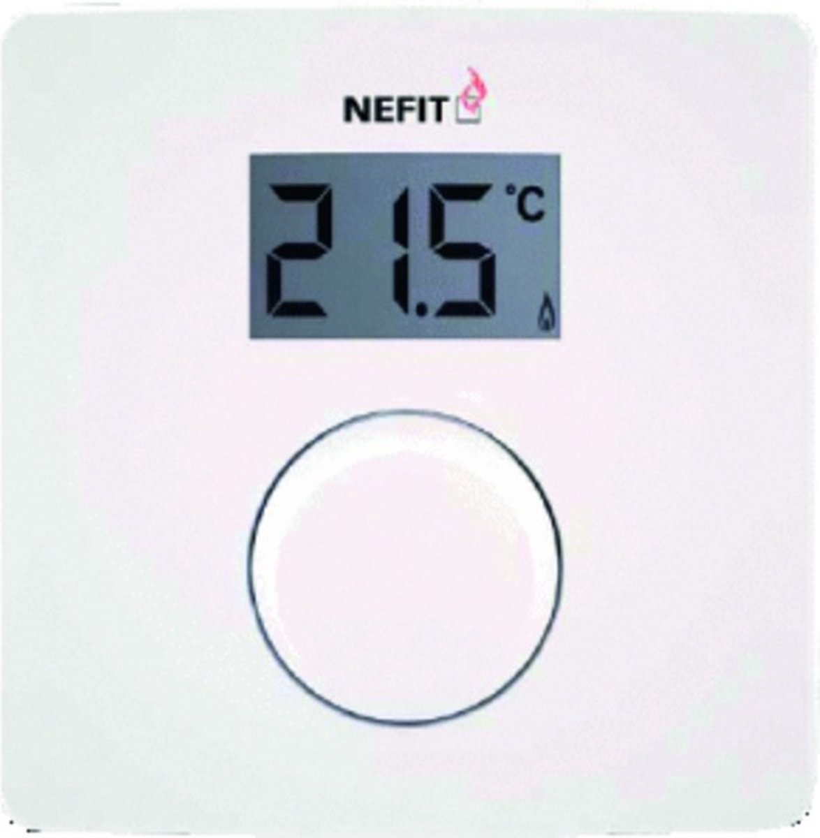 Nefit ModuLine kamerthermostaat met roundagon design Moduline 1010 ...
