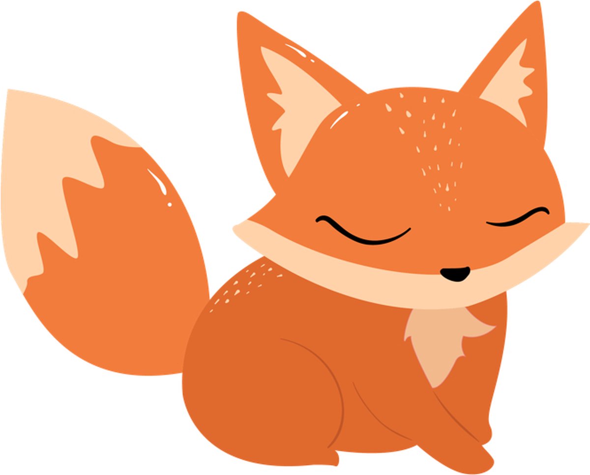 Vos Sticker - Bos Dieren - Vossen - Handgemaakte Stickers - Journaling ...