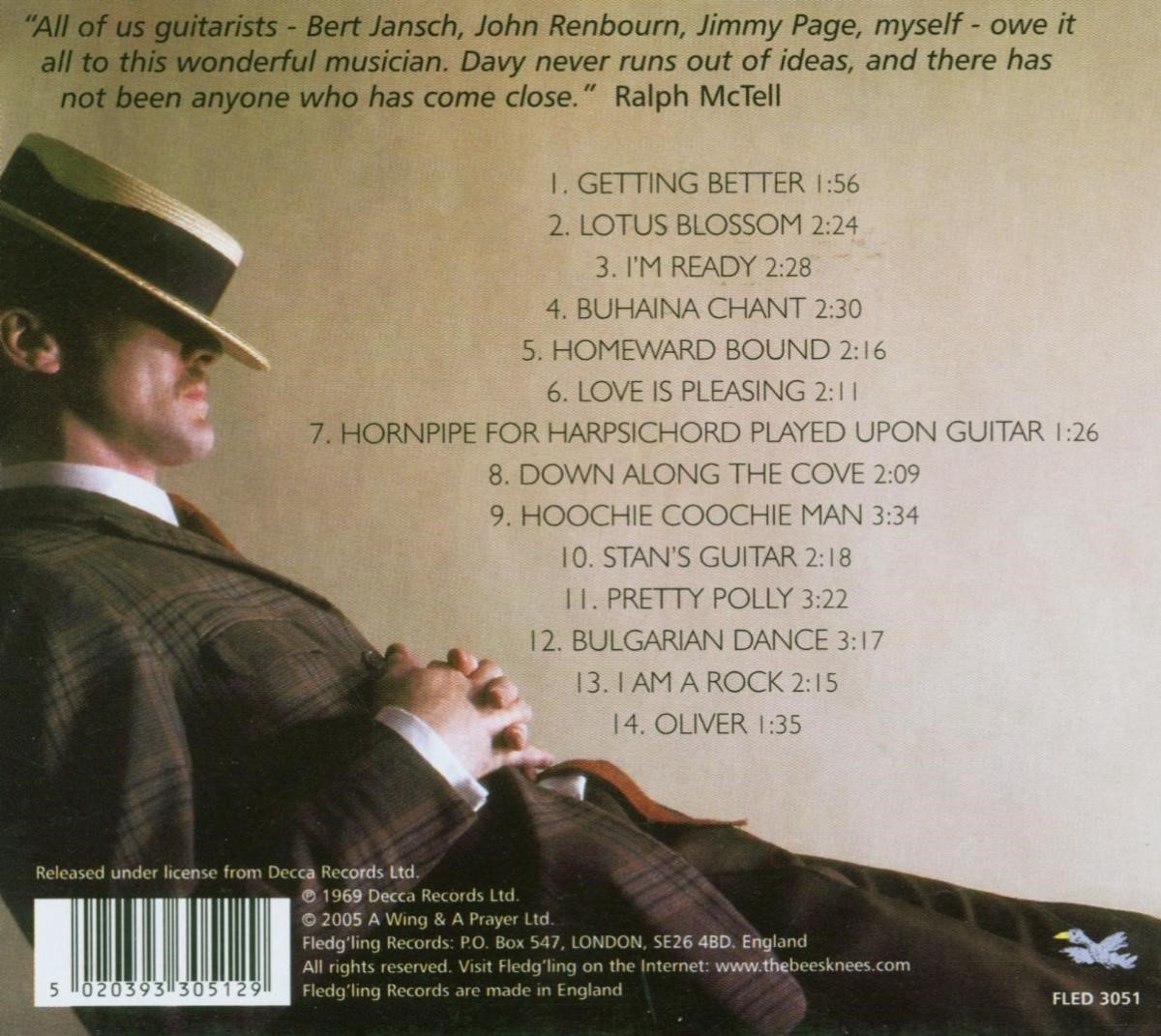 Davy Graham - Hat (CD), Davy Graham | CD (album) | Muziek | bol.com