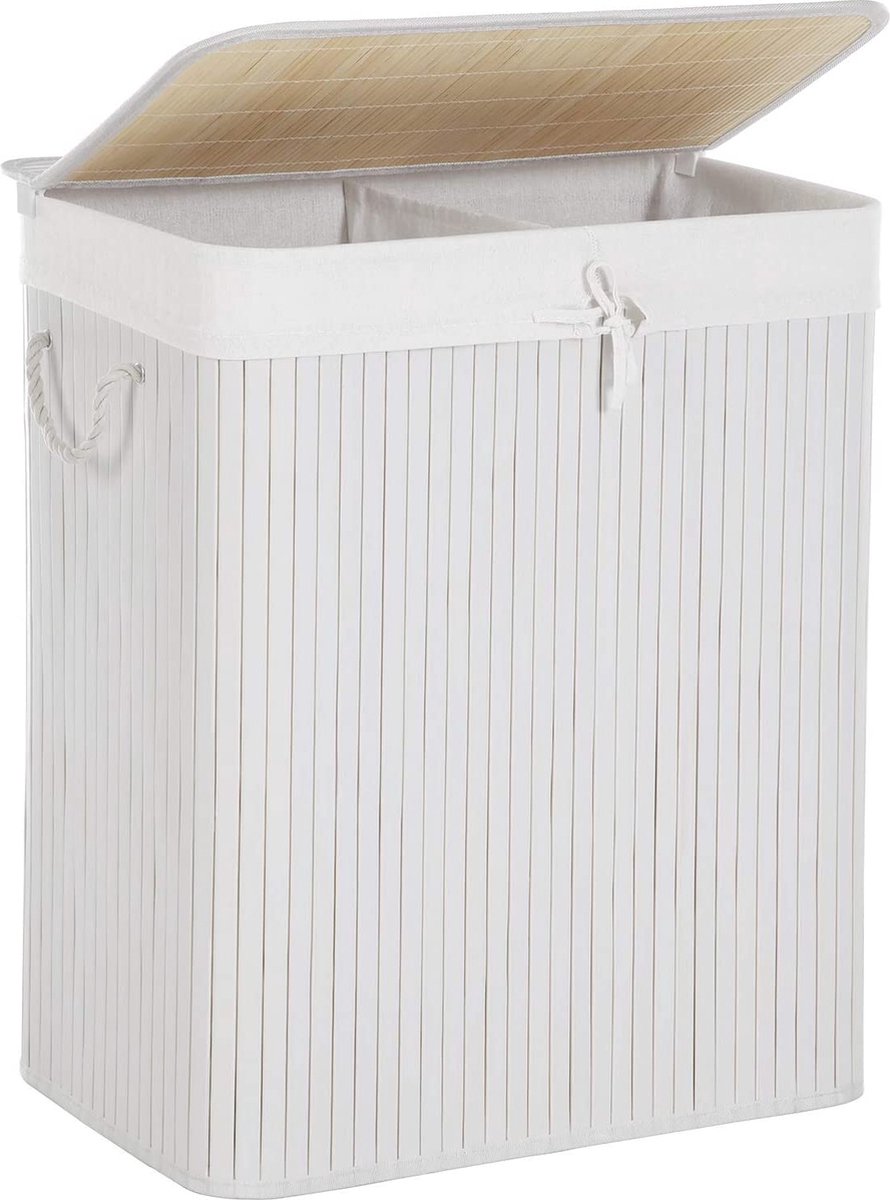 Wasmand - Wassorteerder - Wasmanden met deksel - 51,5 x 31,5 x 61,5 ...