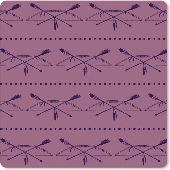 Muismat XXL - Bureau onderlegger - Bureau mat - Pijl en boog - Bohemian ...