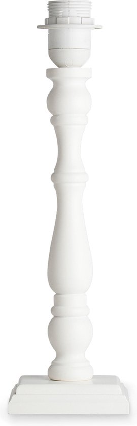 Home Sweet Home - Moderne tafellamp voet Woodi voor lampenkap - Wit ...