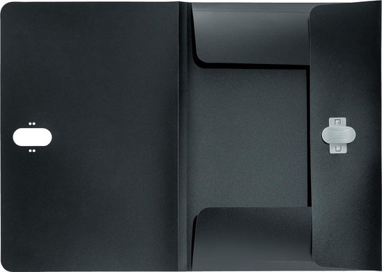 Dossiermap leitz recycle a4 3-kleps pp zwart | bol.com