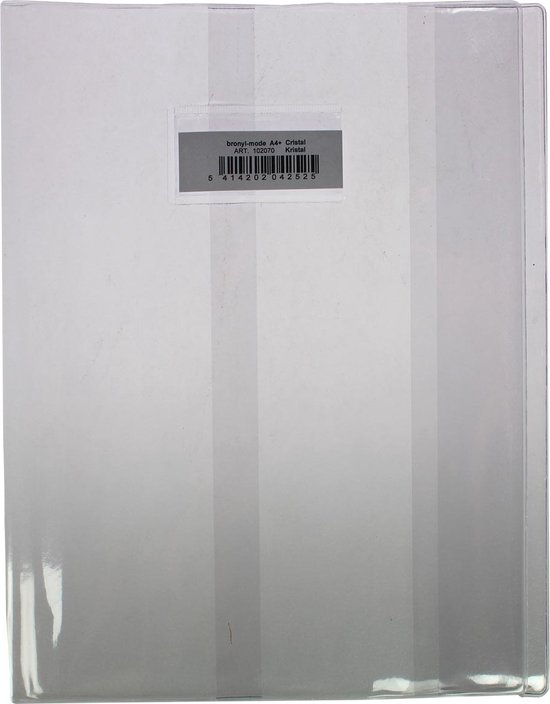 Bronyl schriftomslag ft 21 x 29,7 cm (A4), kristal 10 stuks | bol