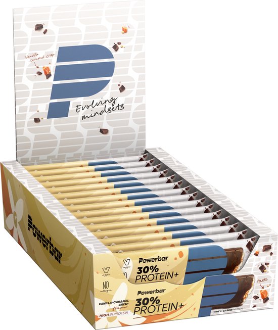 Powerbar Protein + Bar 30% Caramel Vanilla Crisp - - Eiwitreep ...